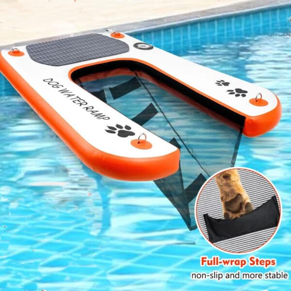 PetStep Pool Ramp vs Inflatable Net Pool Ramps for Dogs - PetStep Dog Ramps